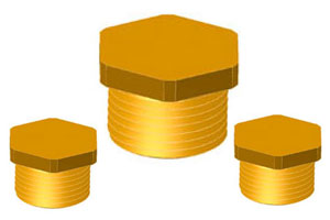 Brass Hexagonal plug|Stop plug